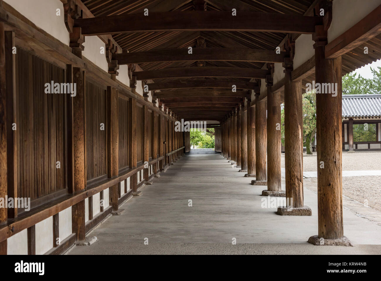 Entasis Pillars, Horyuji temple, Ikaruga Town, Ikoma District, Nara ...