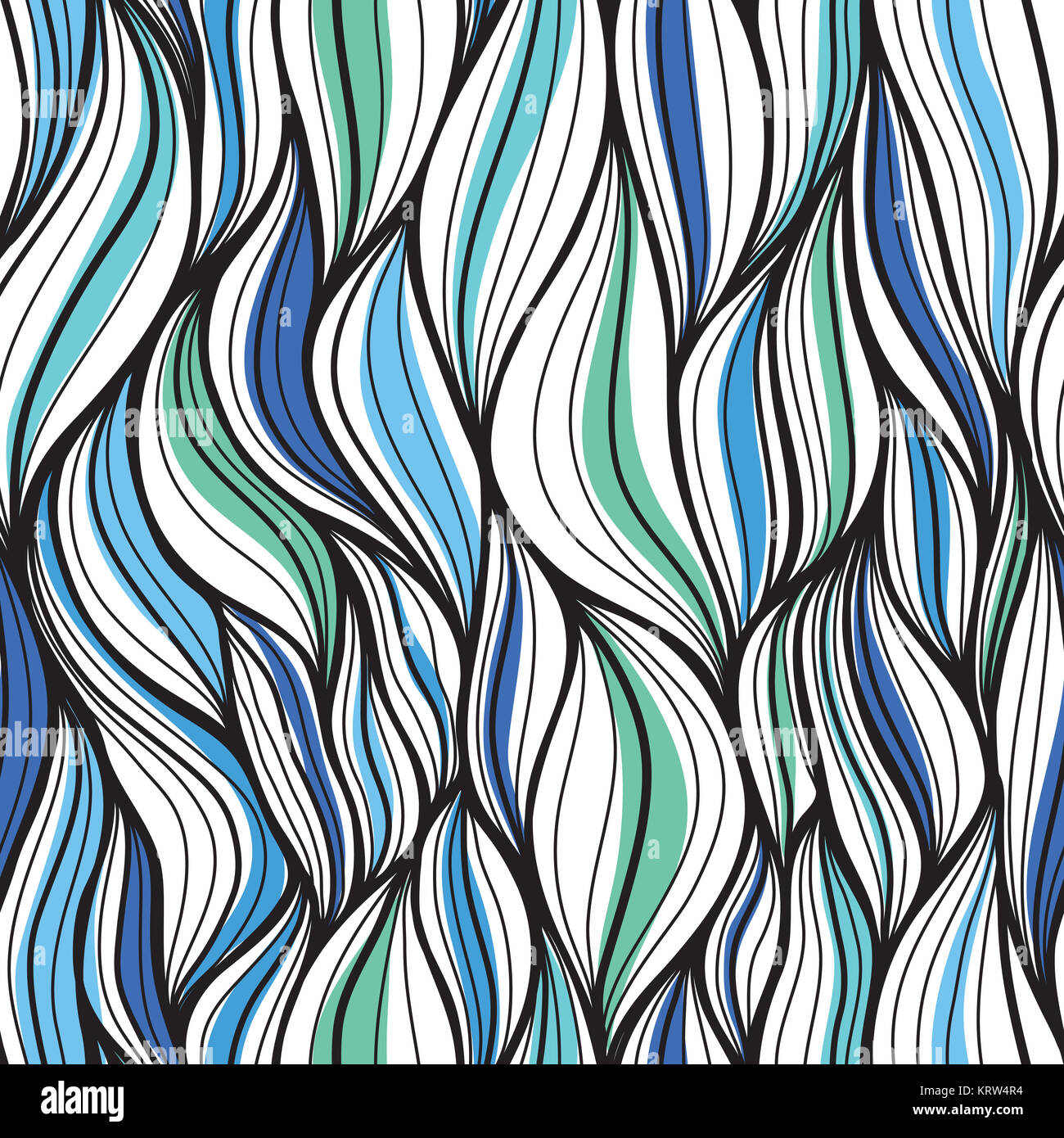 Seamless abstract pattern. A dynamic and continuous composition Stock ...