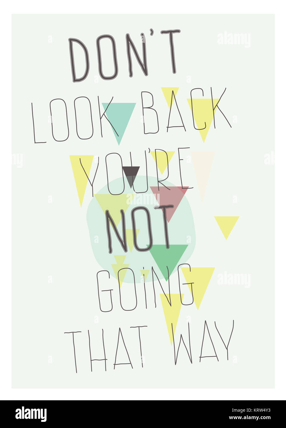 Dont look back poster hi-res stock photography and images - Alamy