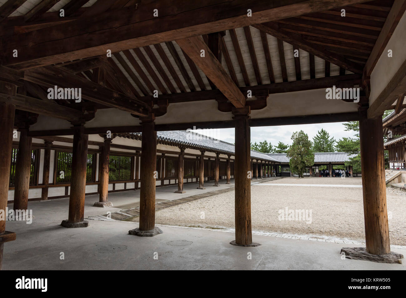 Horyuji temple, Ikaruga Town, Ikoma District, Nara Prefecture, Japan ...