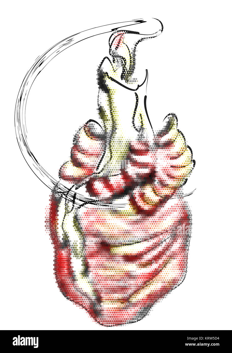 Burning symbol symbols hi-res stock photography and images - Alamy