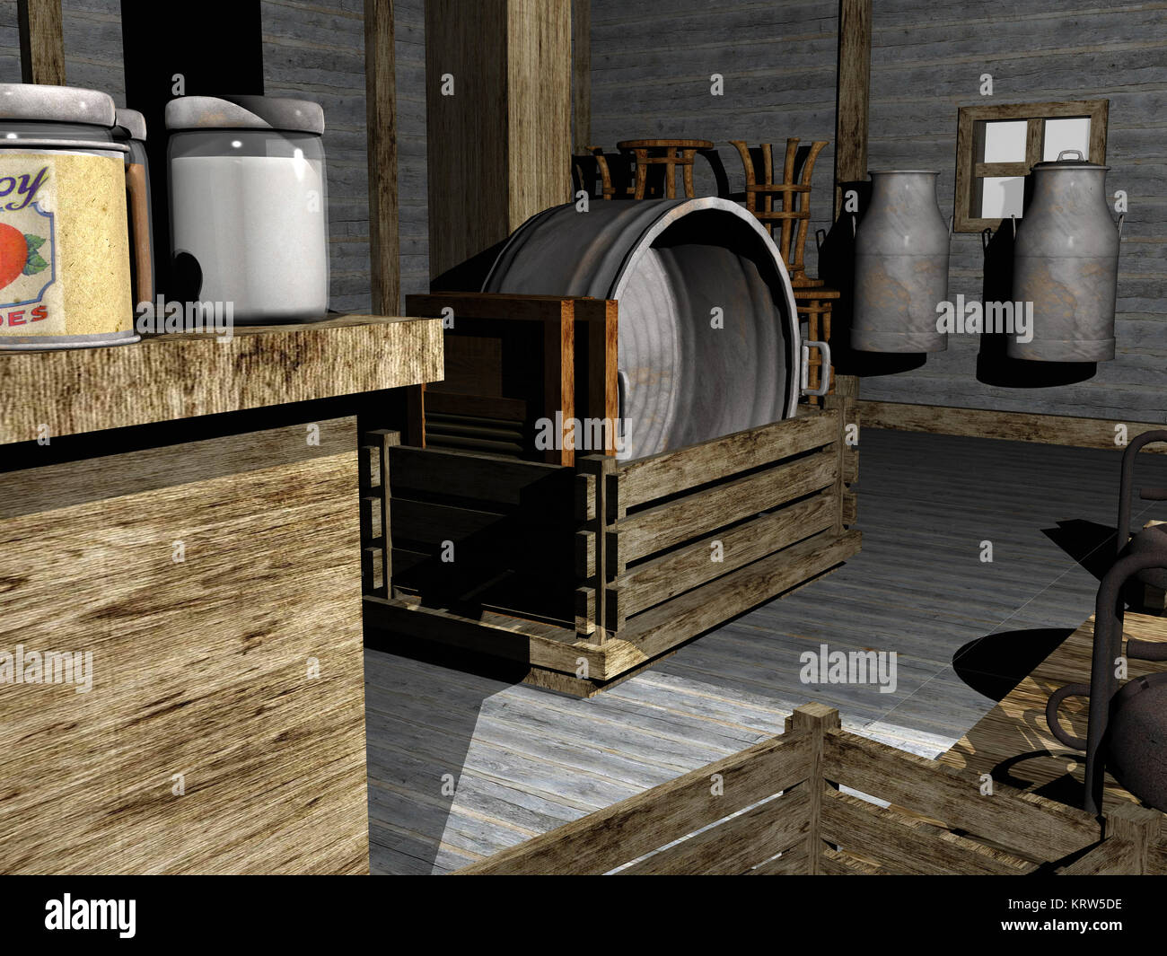 wild west shop Stock Photo - Alamy