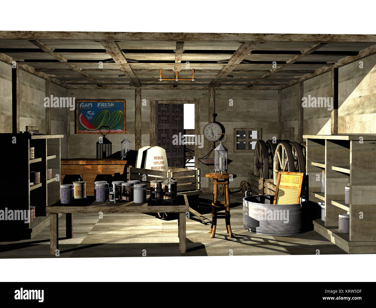 wild west shop Stock Photo - Alamy