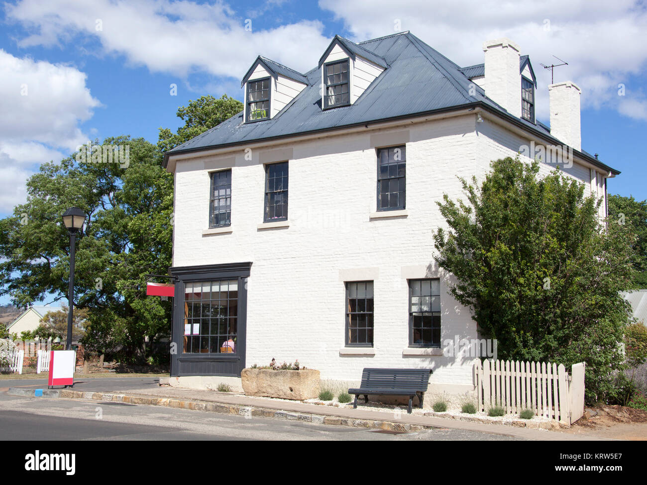 Tasmanian Town Architecture Stock Photo - Alamy