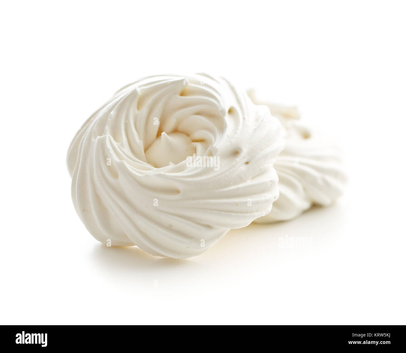 Sweet white meringue Stock Photo - Alamy