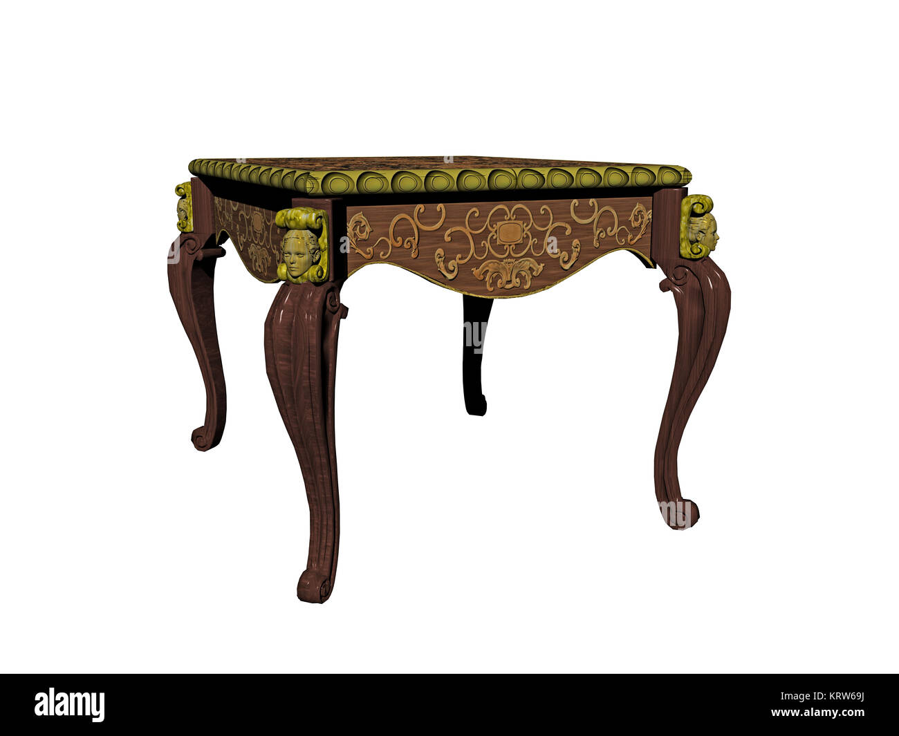 Antique table Cut Out Stock Images & Pictures - Alamy