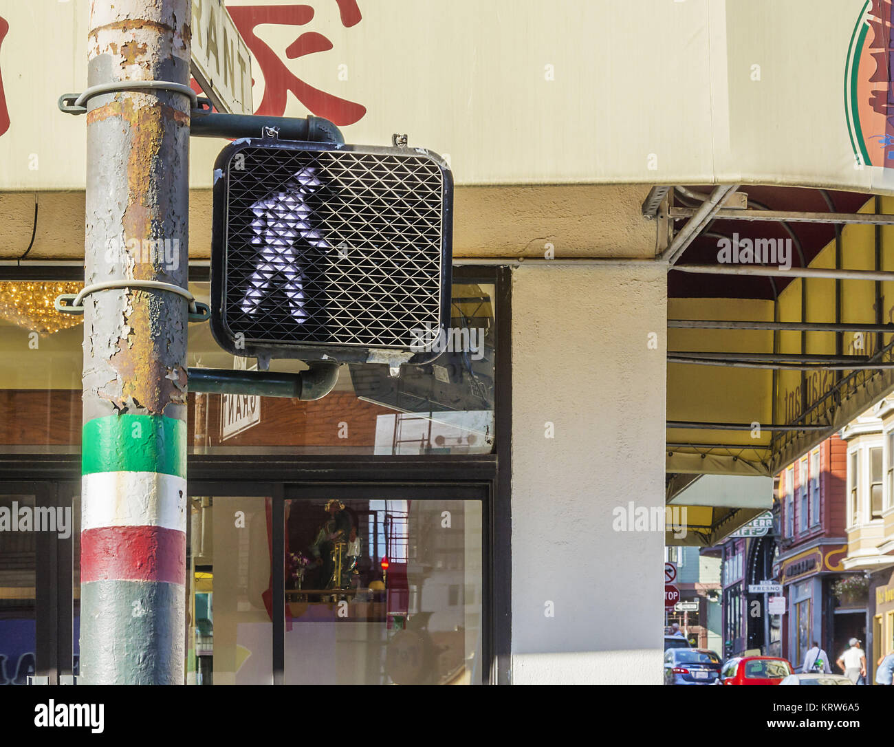Traffic light in San Francisco Stock Photo - Alamy