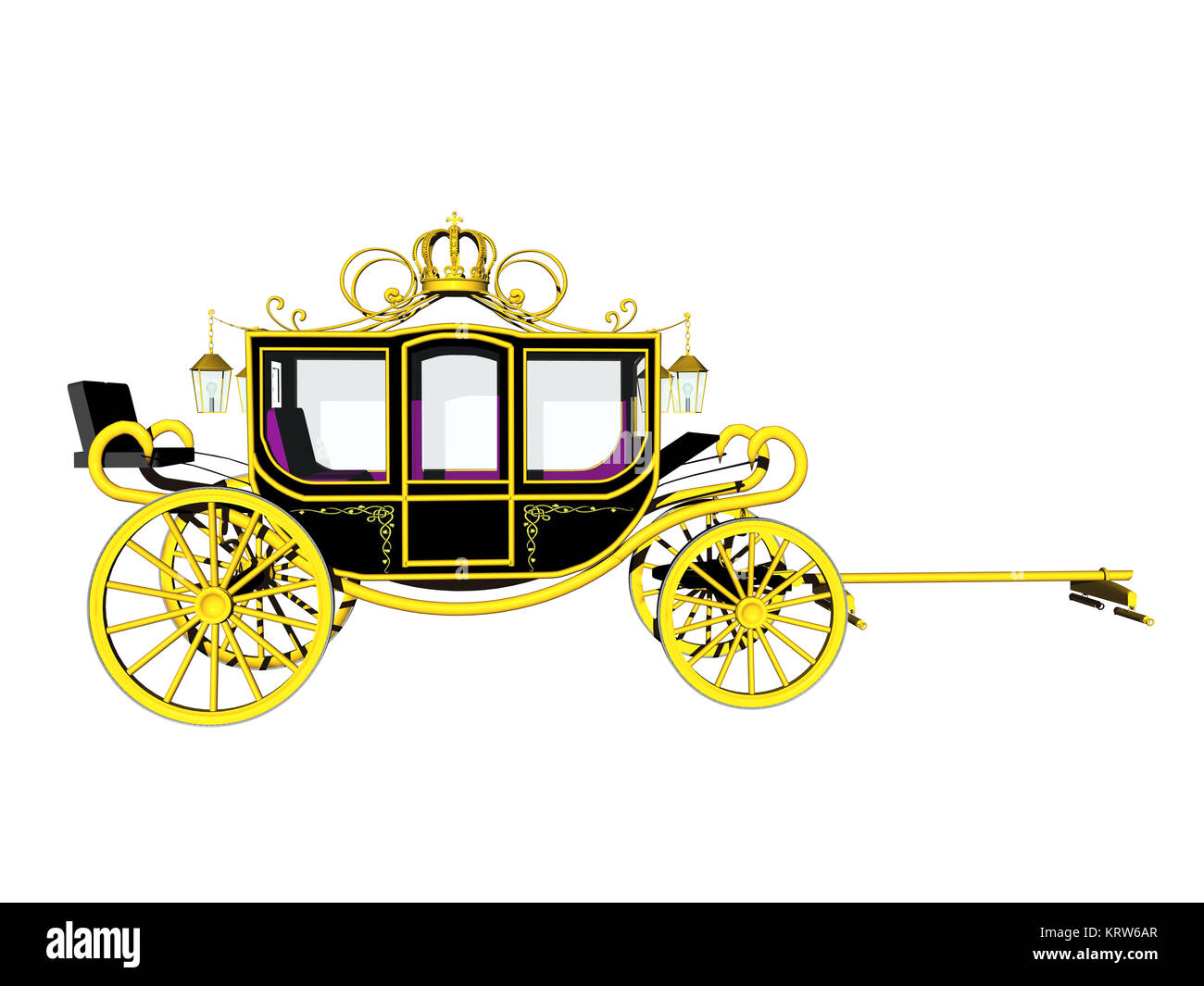 Horse drawn vehicle carriage Cut Out Stock Images & Pictures - Alamy