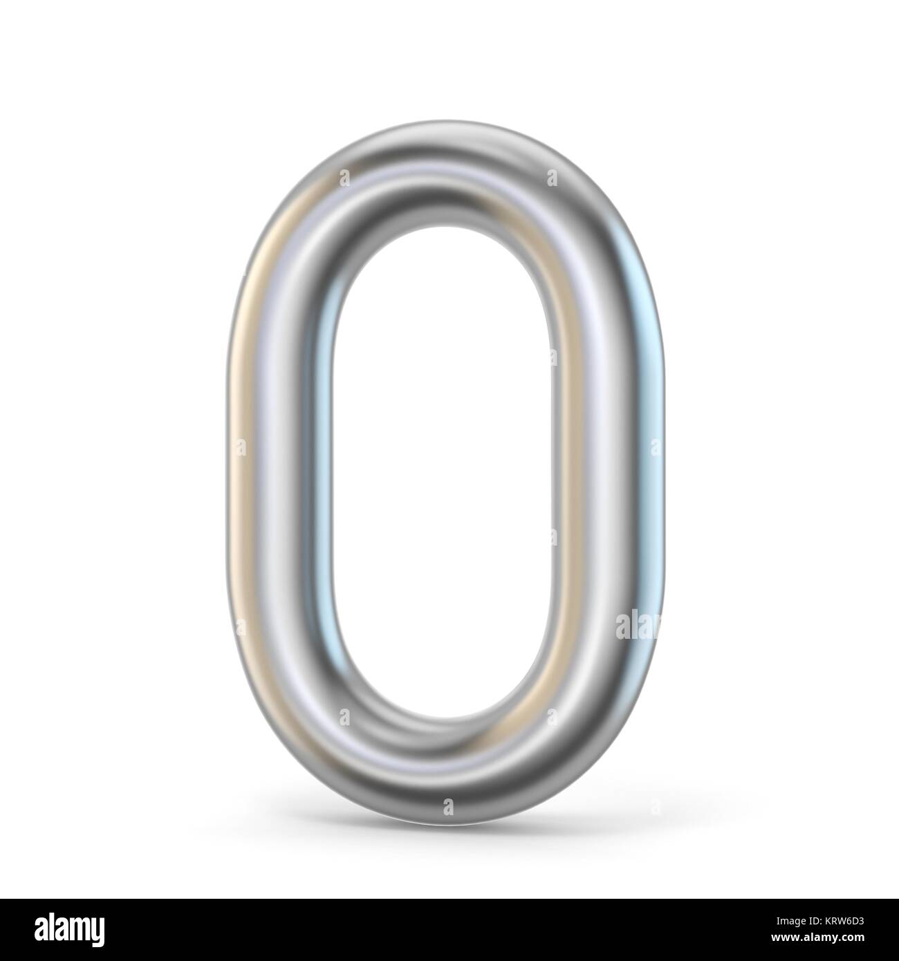 Metal alphabet symbol. Letter O 3D Stock Photo - Alamy