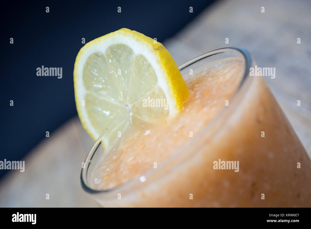 Fresh lemonade with green leaves Stock Photo - Alamy