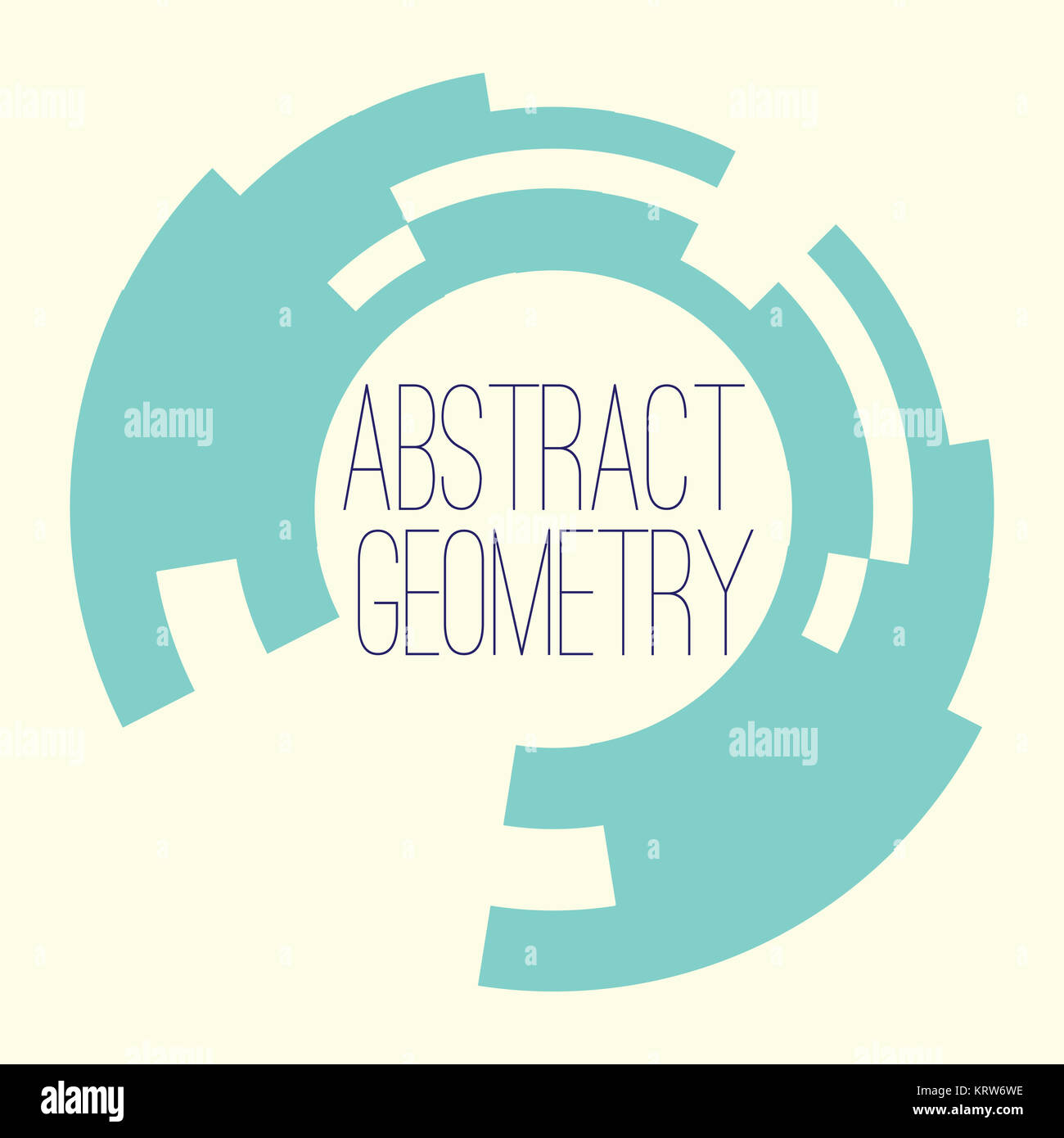 Simple abstract geometry figure for your text, logo Stock Photo - Alamy