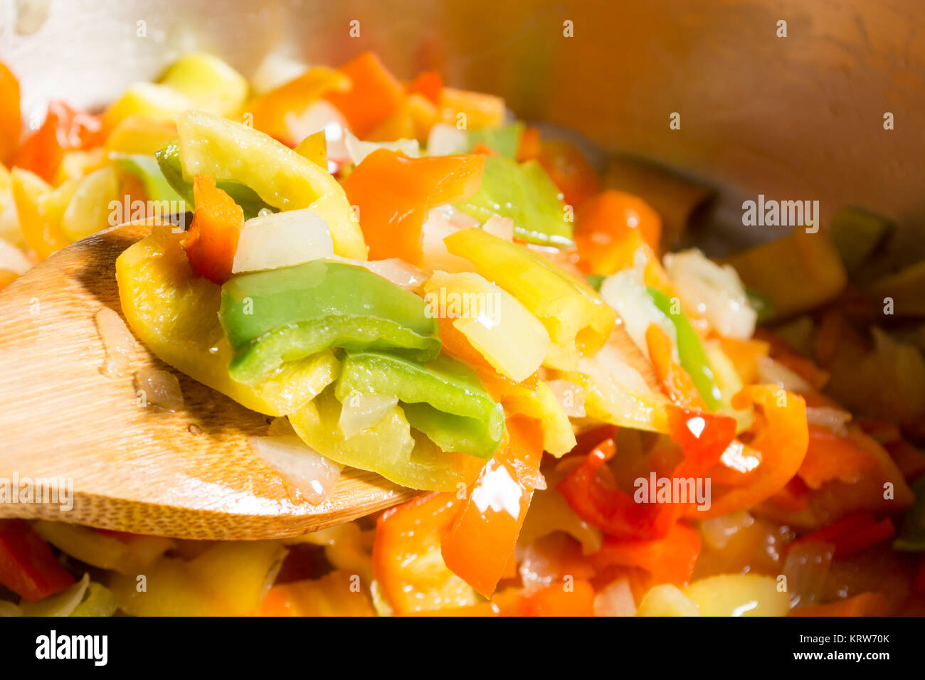 Cooking stew with mixed and colorfull vegetables Stock Photo - Alamy