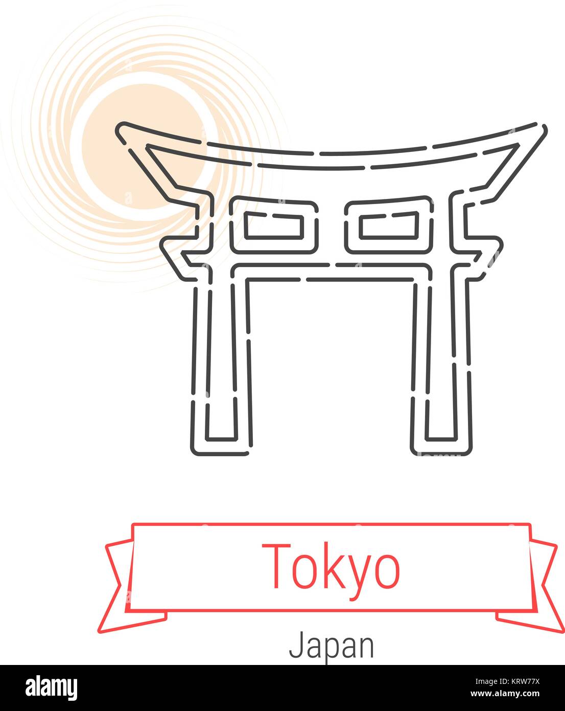 Tokyo, Japan Vector Line Icon Stock Vector Image & Art - Alamy
