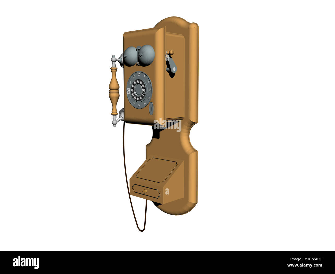 antique wall telephone free Stock Photo - Alamy