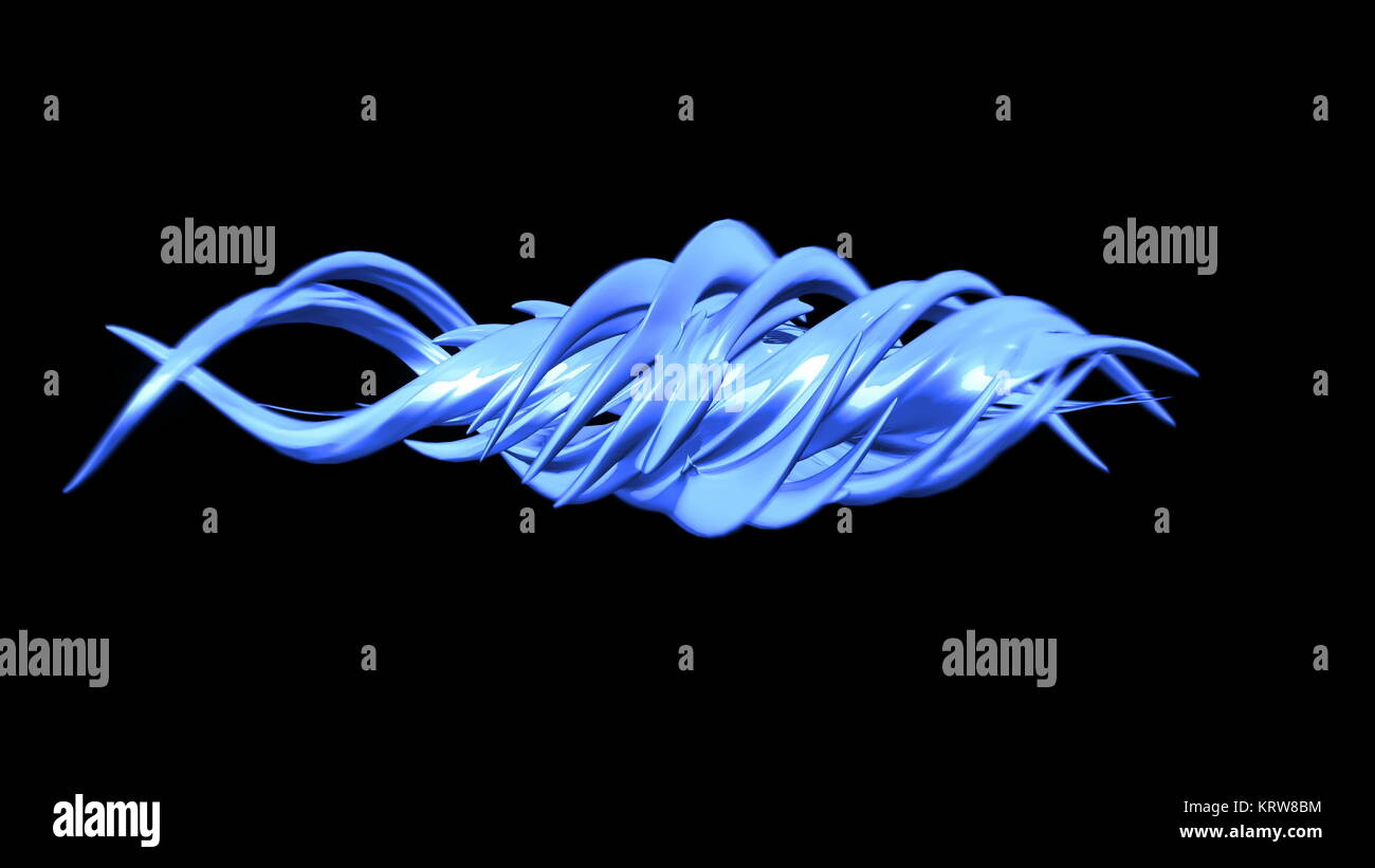 Abstract swirl 3D element Stock Photo - Alamy