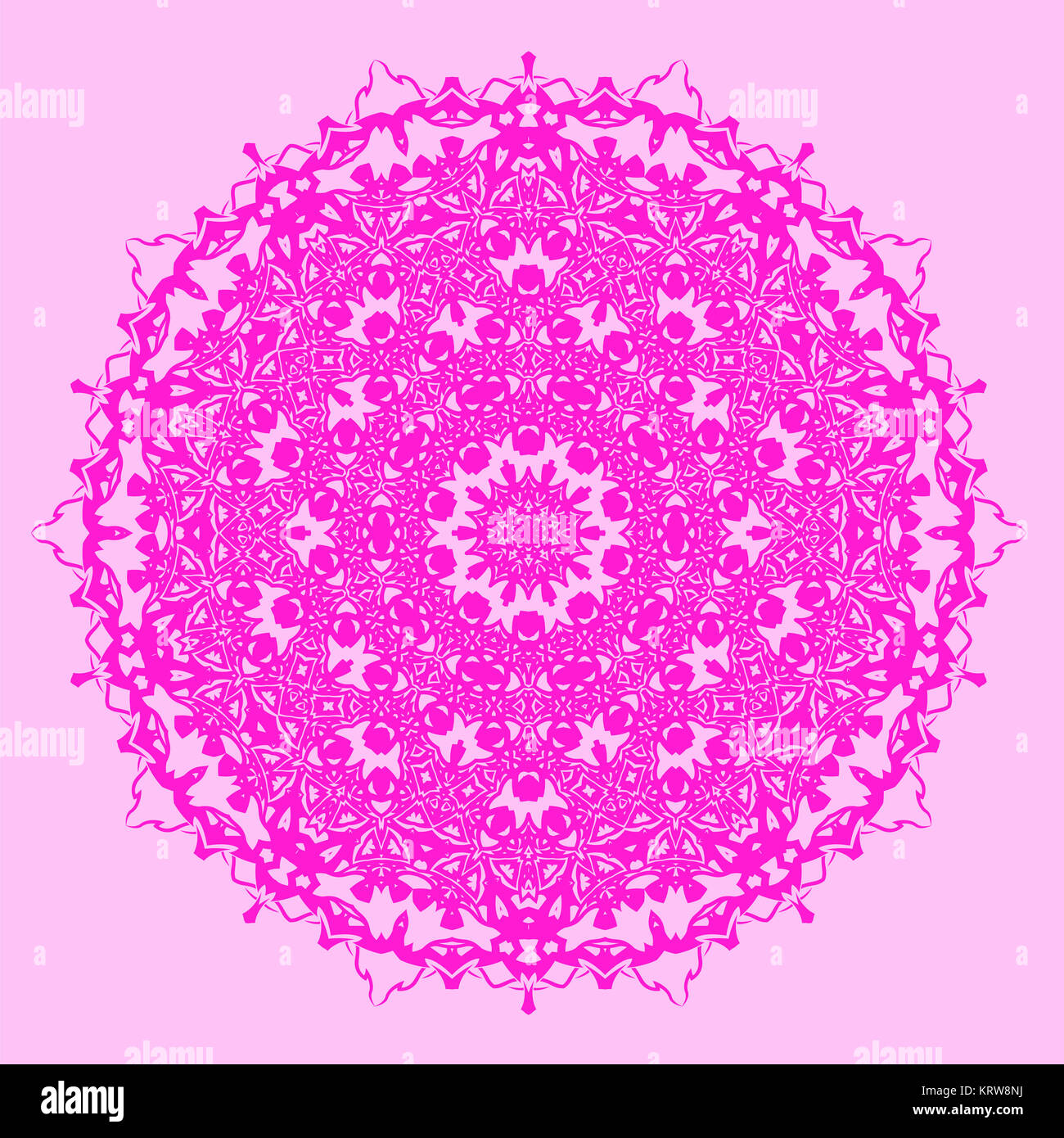 Pink Ornamental Seamless Line Pattern Stock Photo - Alamy