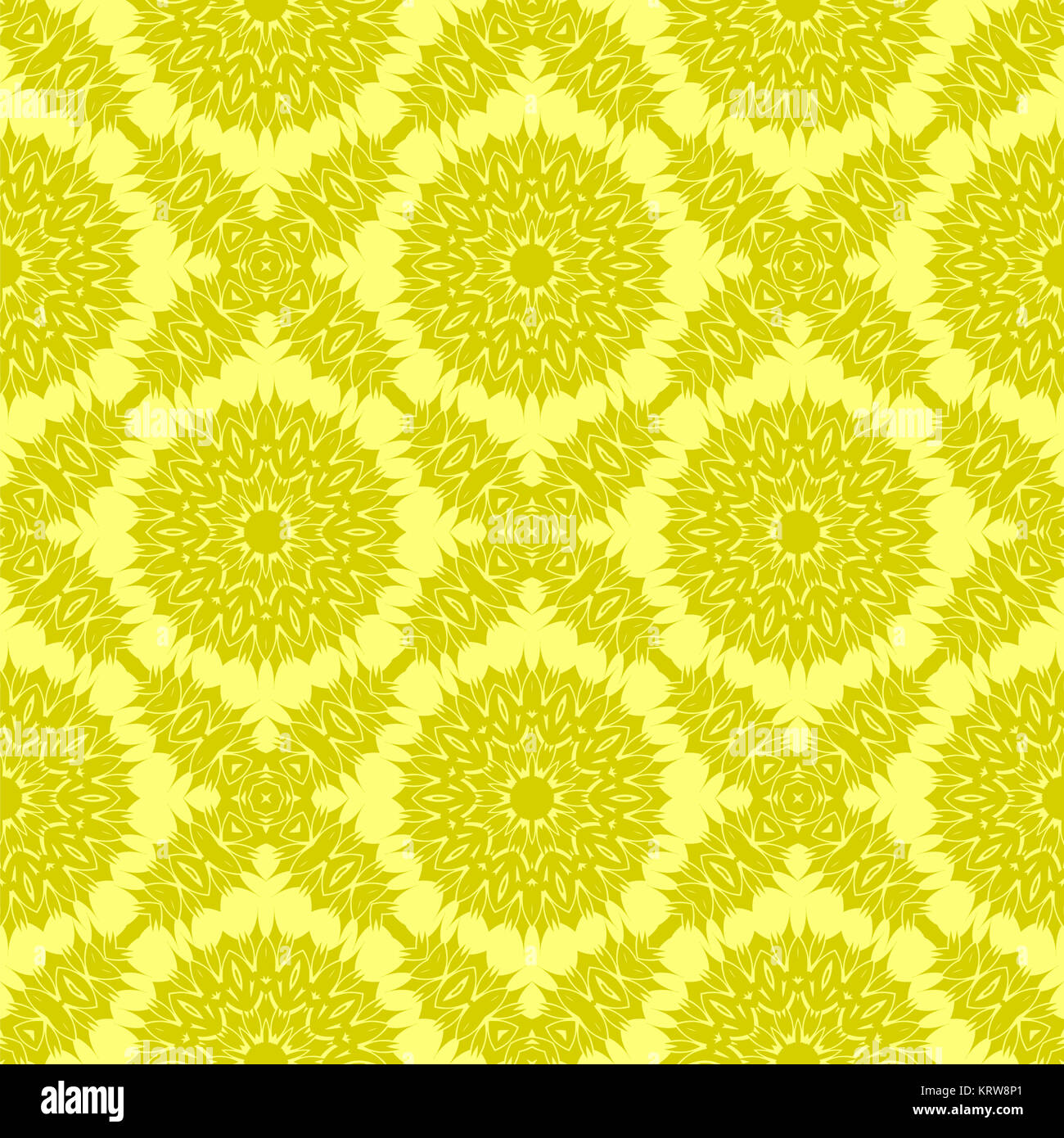 Yellow Ornamental Seamless Line Pattern Stock Photo - Alamy