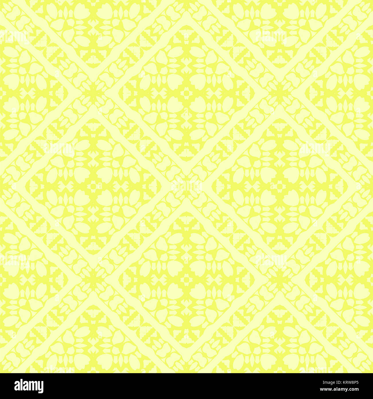 Yellow Ornamental Seamless Line Pattern Stock Photo - Alamy
