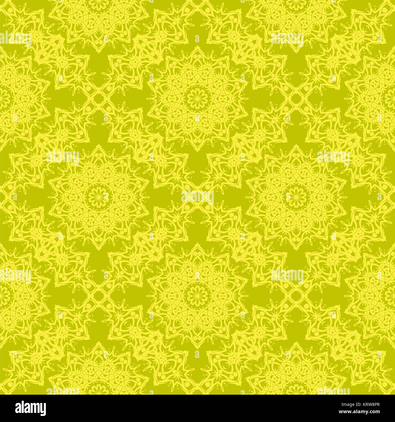 Yellow Ornamental Seamless Line Pattern Stock Photo - Alamy