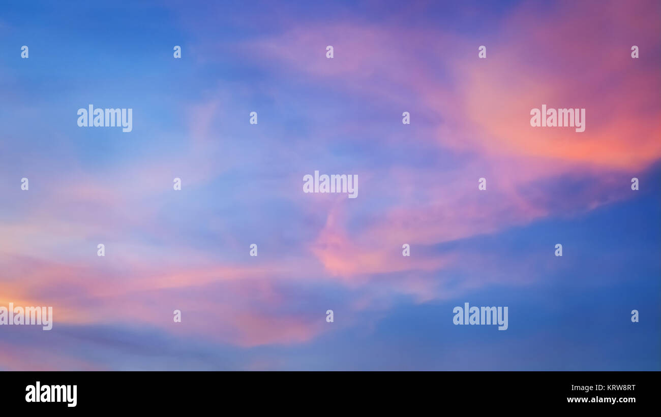 Beautiful Twilight Sky in Late Evening Stock Photo - Alamy