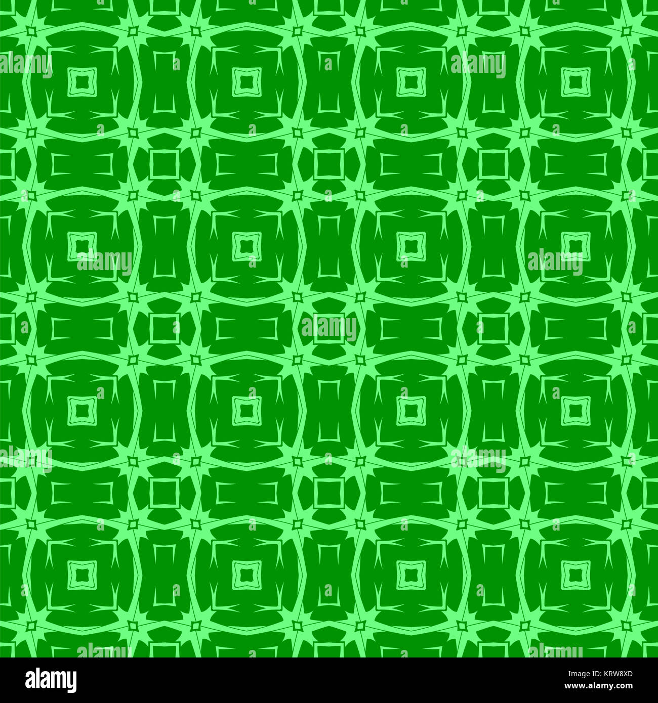 Green Ornamental Seamless Line Pattern Stock Photo - Alamy