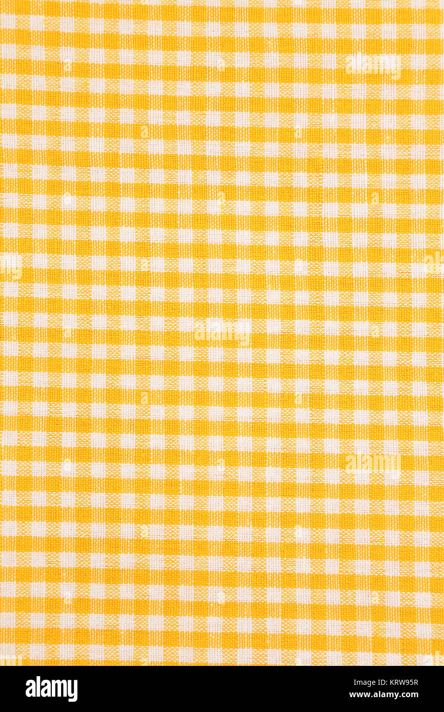 yellow and white table cloth background Stock Photo - Alamy