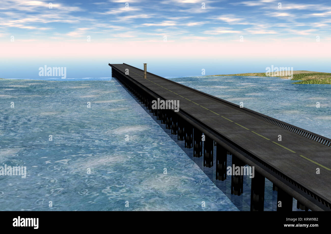 highway over the sea Stock Photo - Alamy