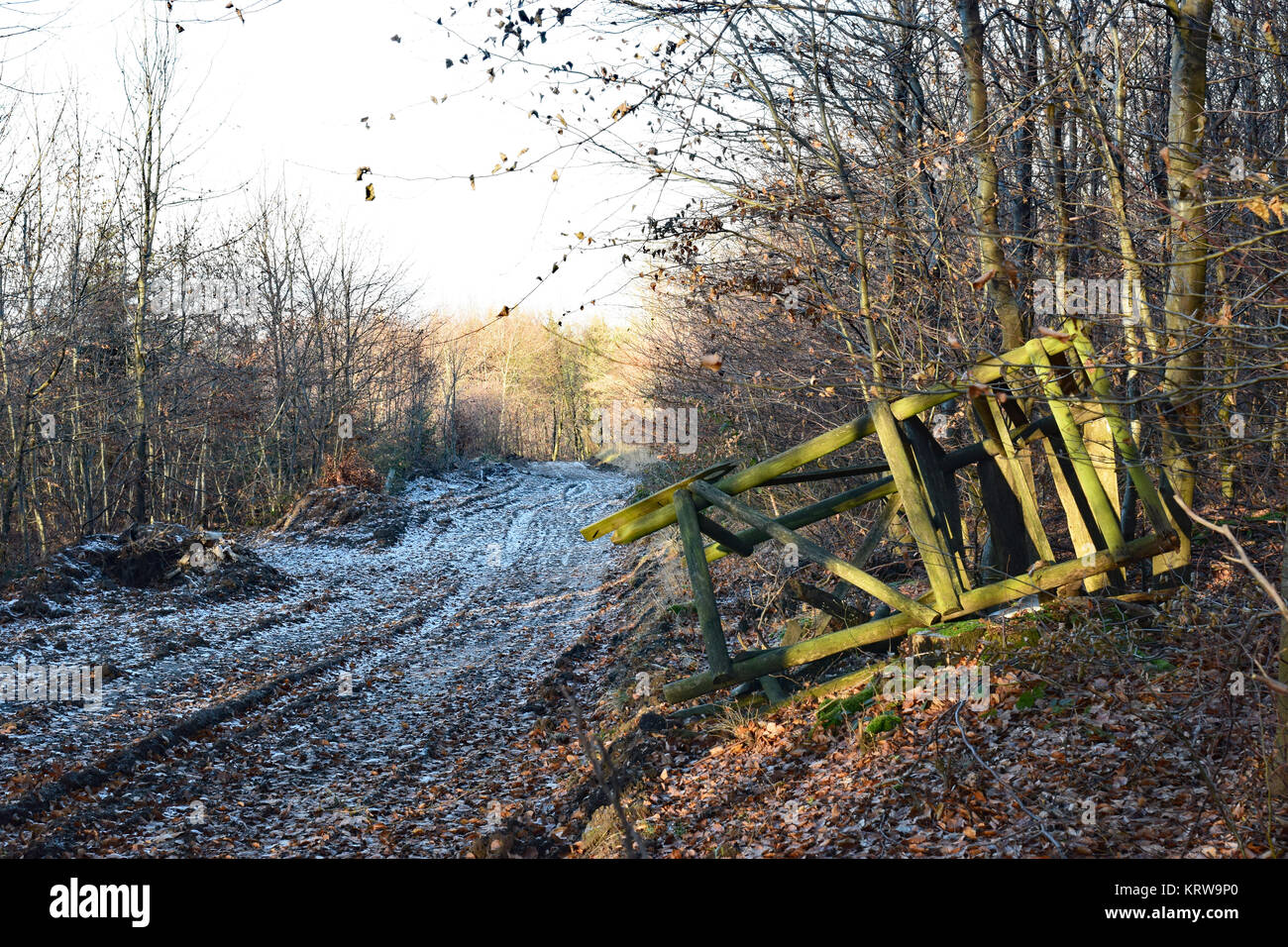 fallen hunter chair Stock Photo - Alamy
