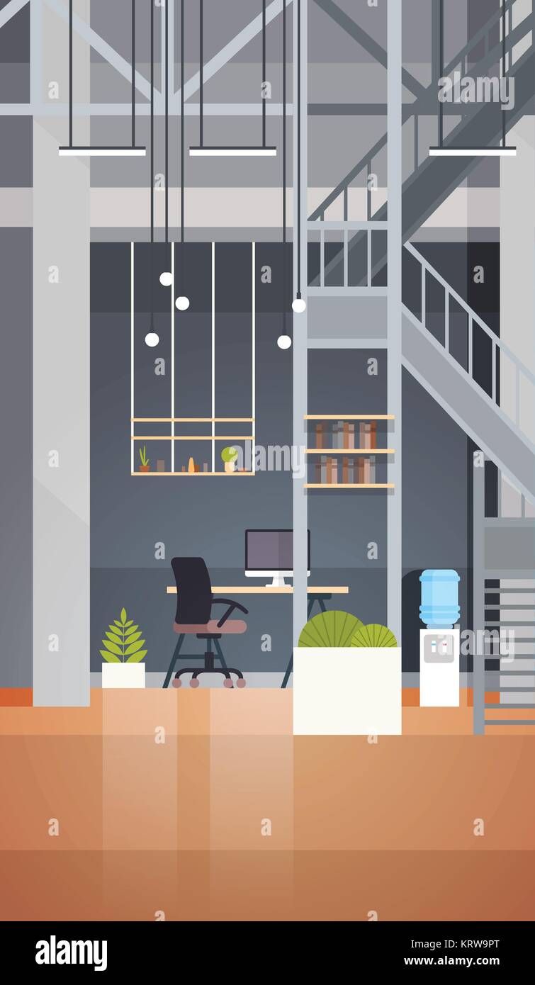 Coworking Office Interior Modern Coworking Center Creative Workplace ...