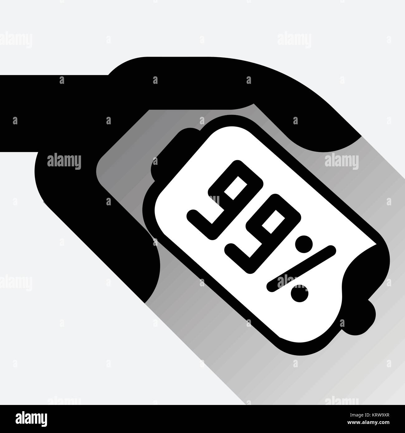 Mechanical robot arm holding Stock Vector Images - Alamy