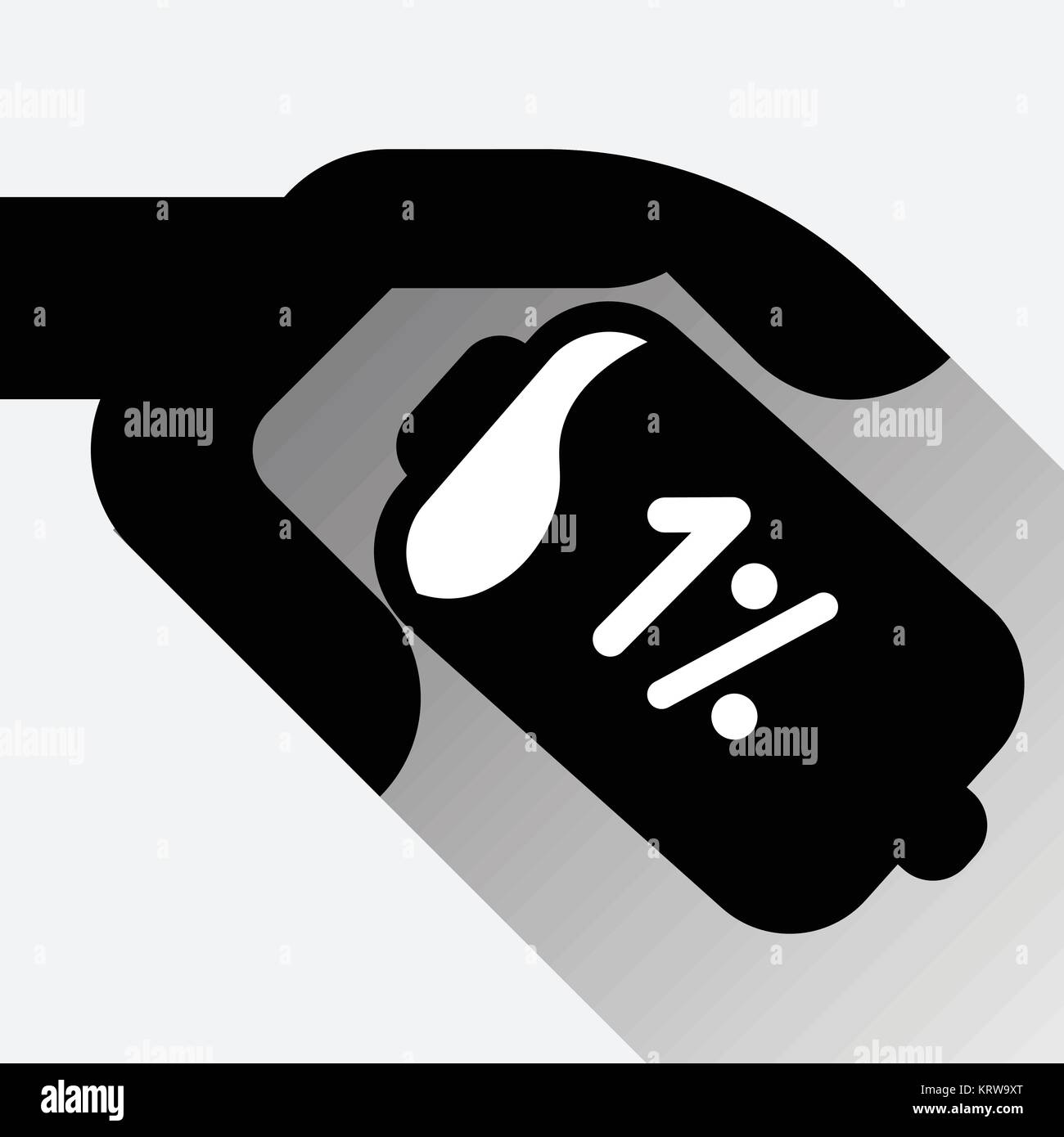 White robotic hand holding Stock Vector Images - Alamy