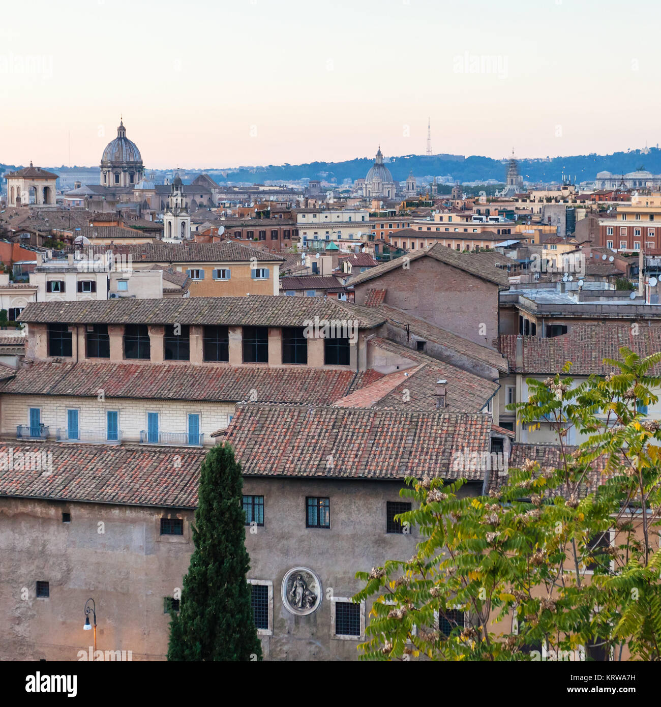 view of old Rome city from Capitoline hill Stock Photo - Alamy