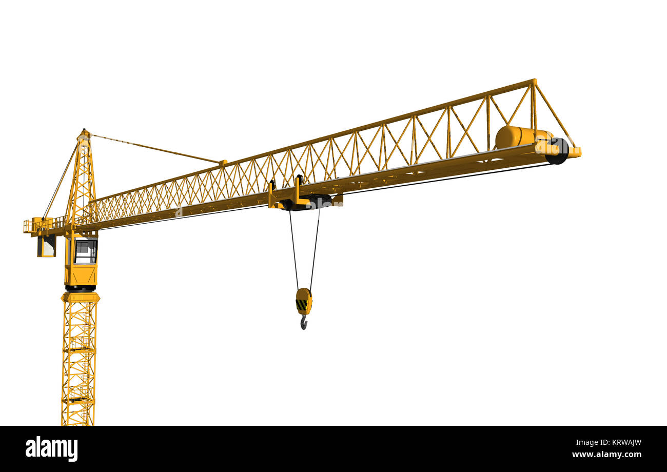 Crane scaffold Cut Out Stock Images & Pictures - Alamy