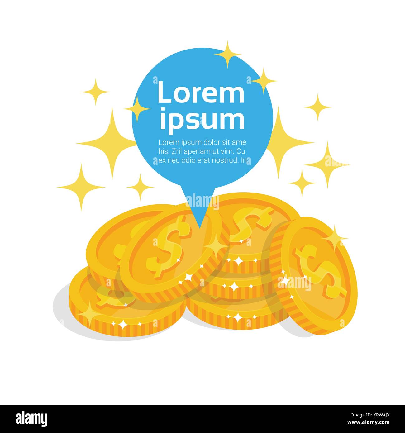 Coins bubble Stock Vector Images - Alamy