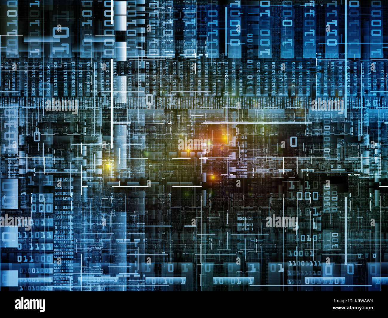Visualization of Technology Links Stock Photo - Alamy
