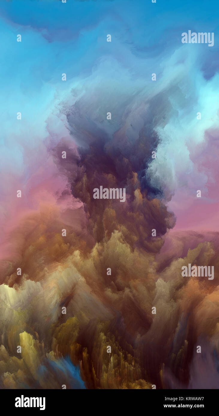 Visualization of Alien Atmosphere Stock Photo - Alamy