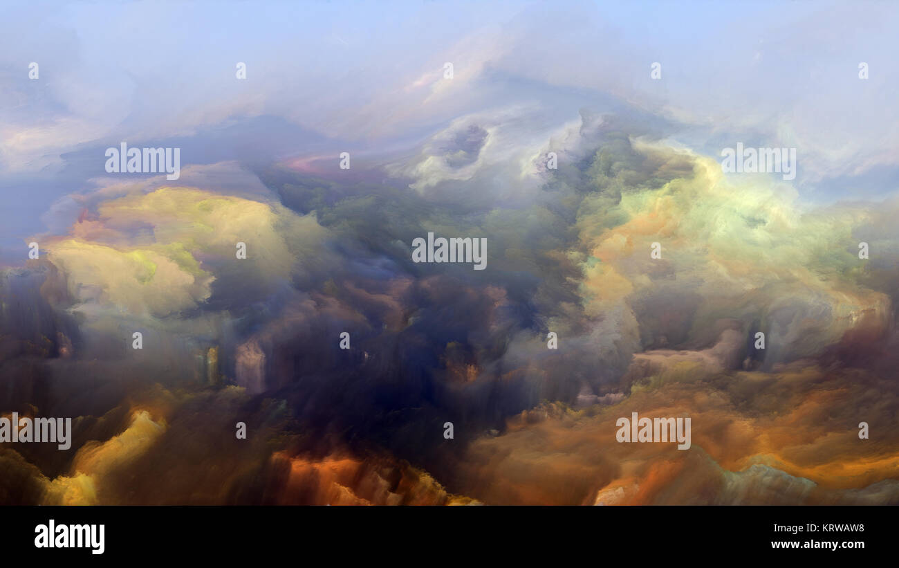 Visualization of Alien Atmosphere Stock Photo - Alamy