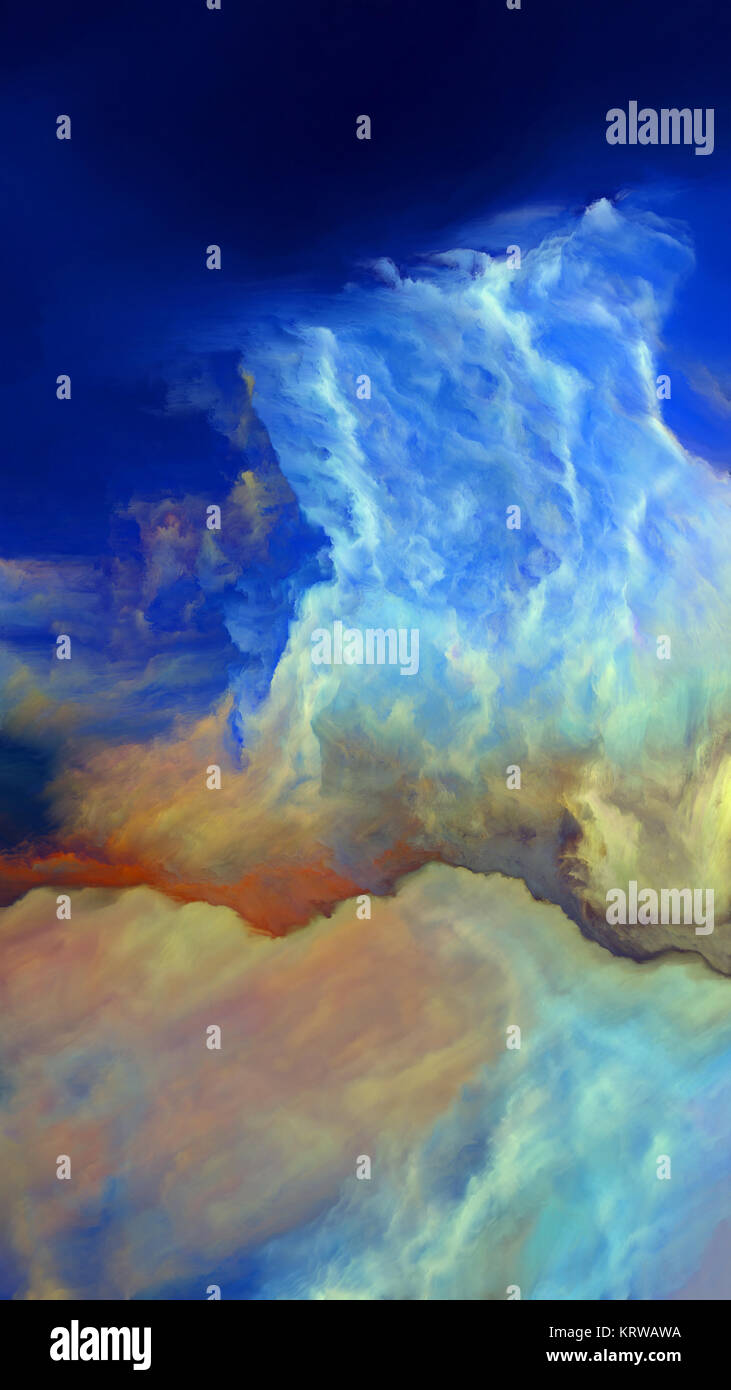 Visualization of Alien Atmosphere Stock Photo - Alamy