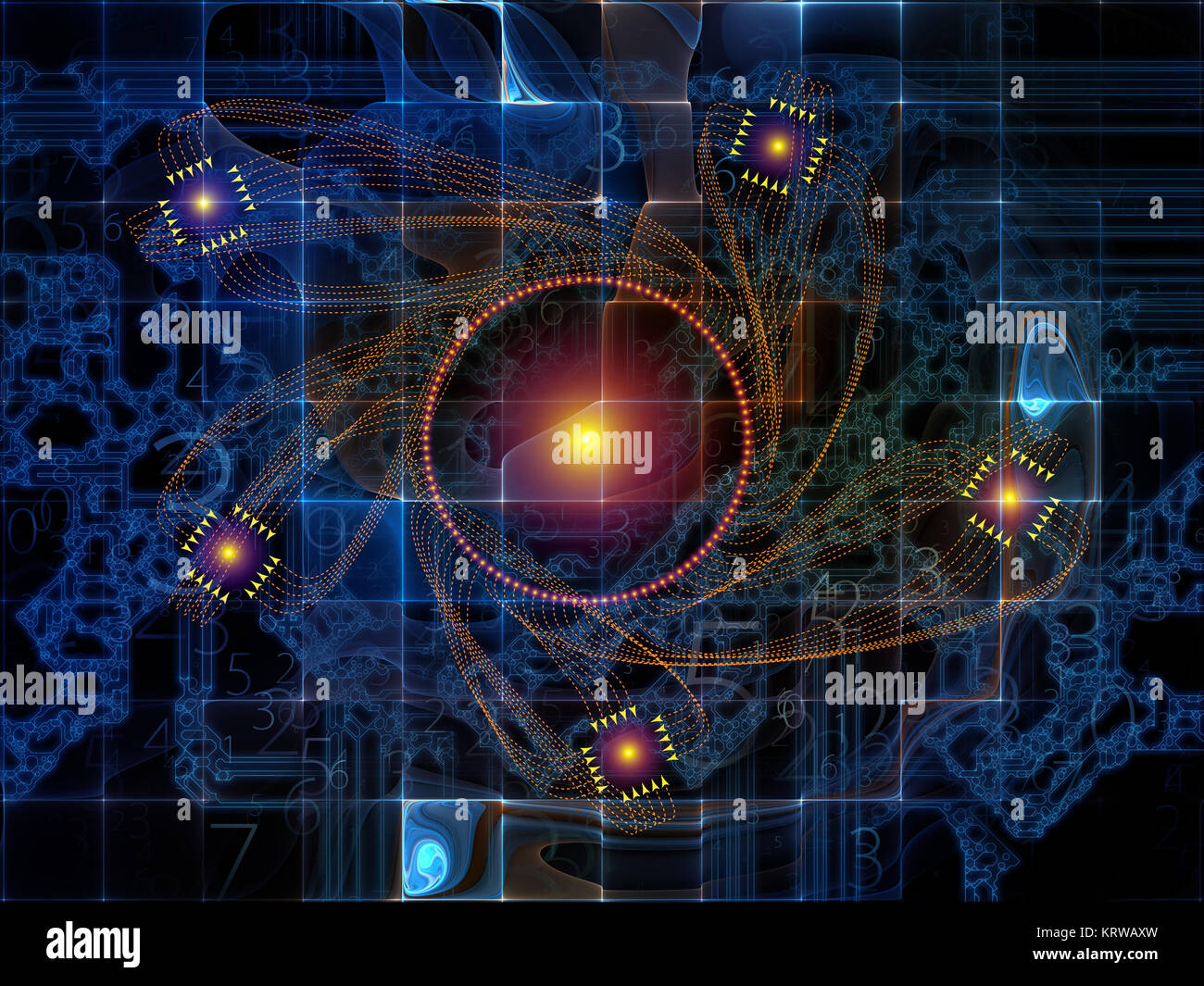 Numeric Technology Links Stock Photo - Alamy