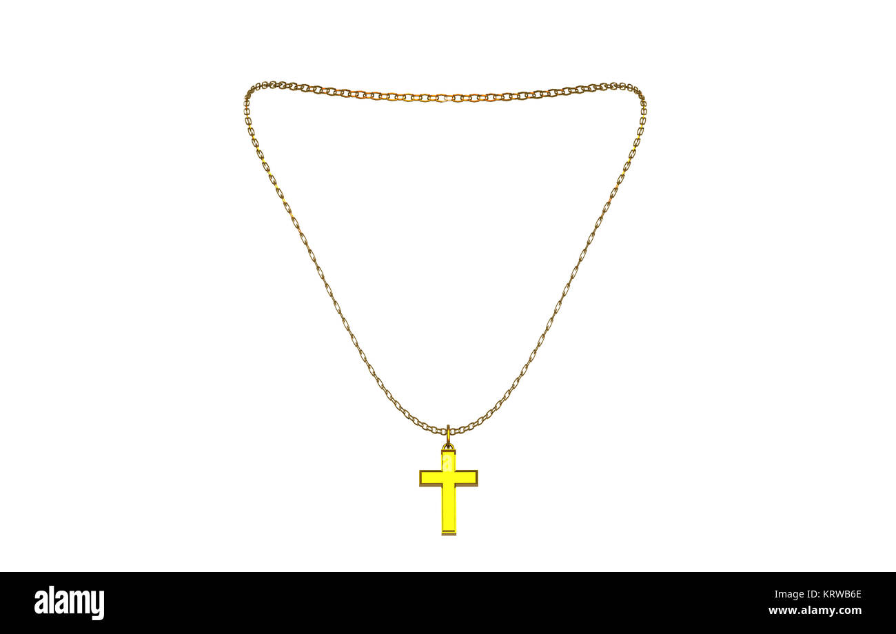 Gold pendant Cut Out Stock Images & Pictures - Alamy