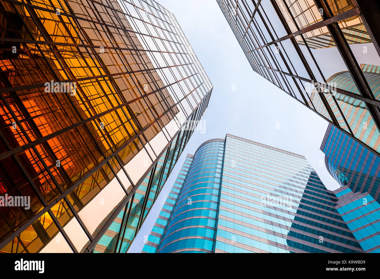 Modern office building to the sky Stock Photo - Alamy