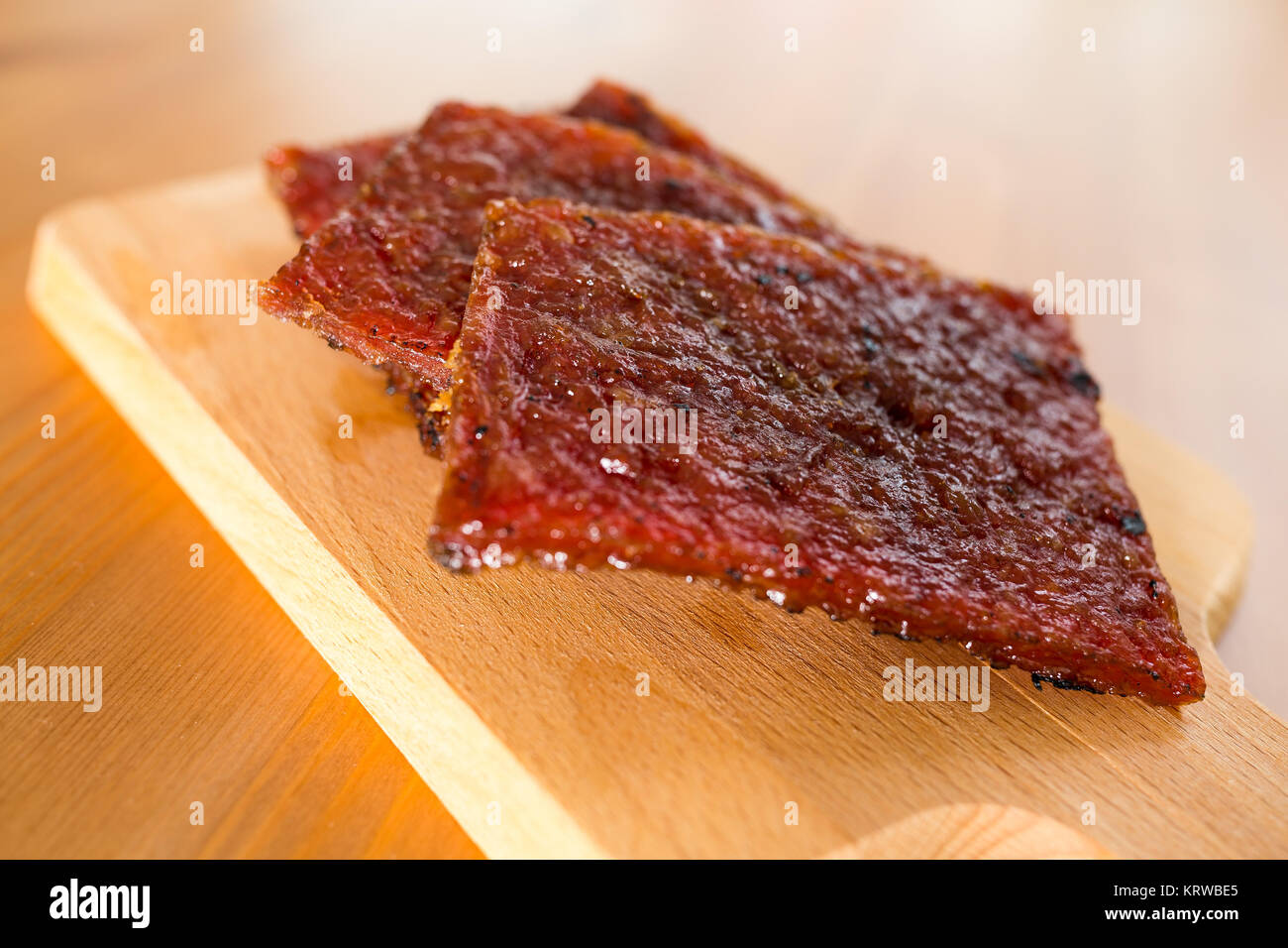 Roasted slices Dried posk Stock Photo - Alamy