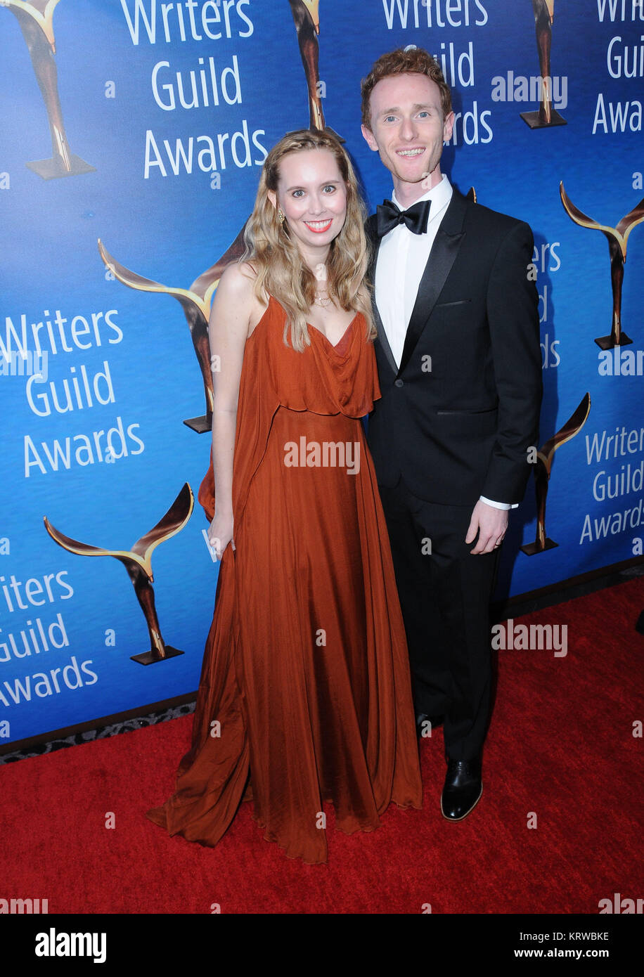 BEVERLY HILLS, CA - FEBRUARY 19: (L-R) Writer Allison Schroeder and ...
