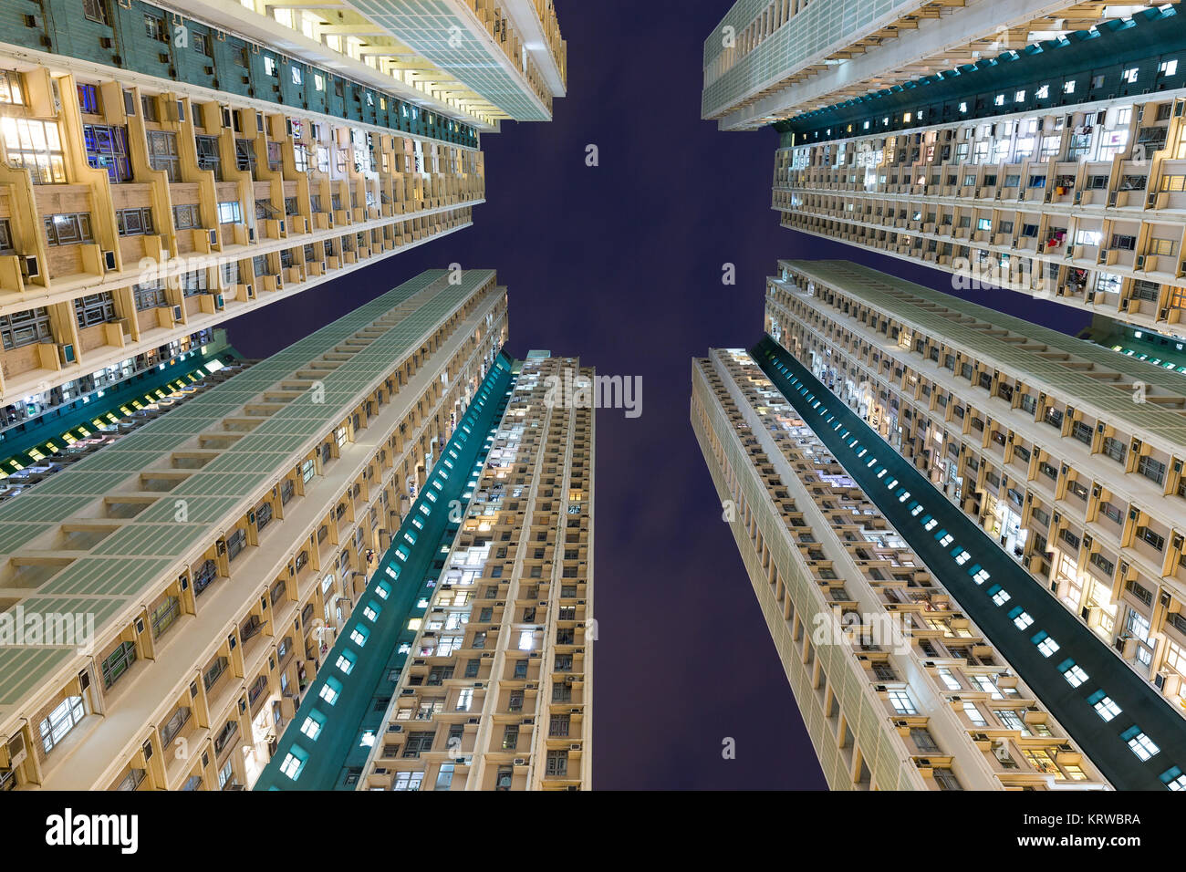Skyscraper building from low angle Stock Photo - Alamy