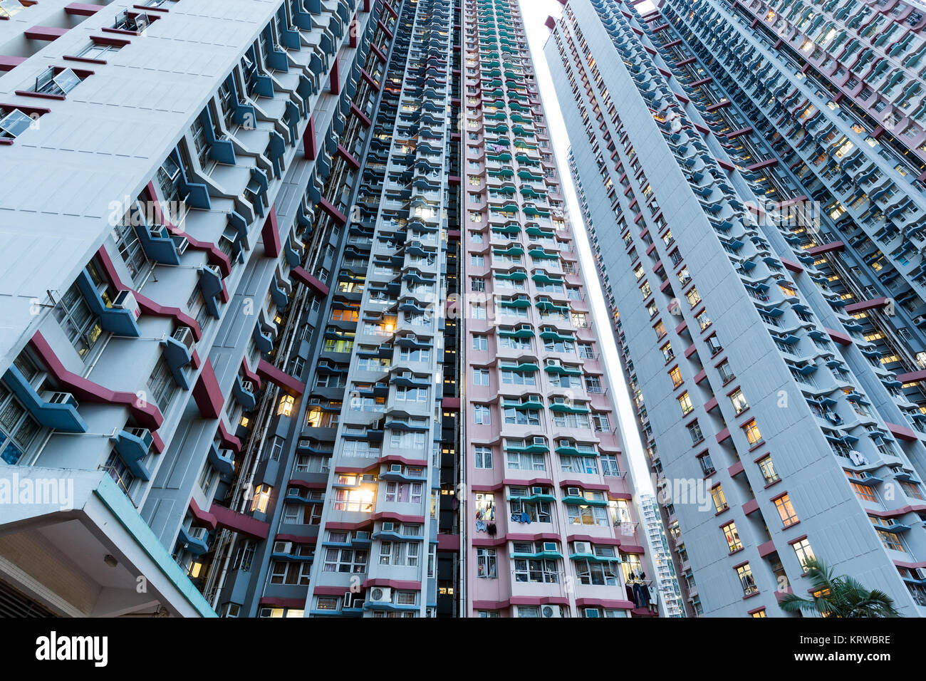 Skyscraper building at sunset Stock Photo - Alamy