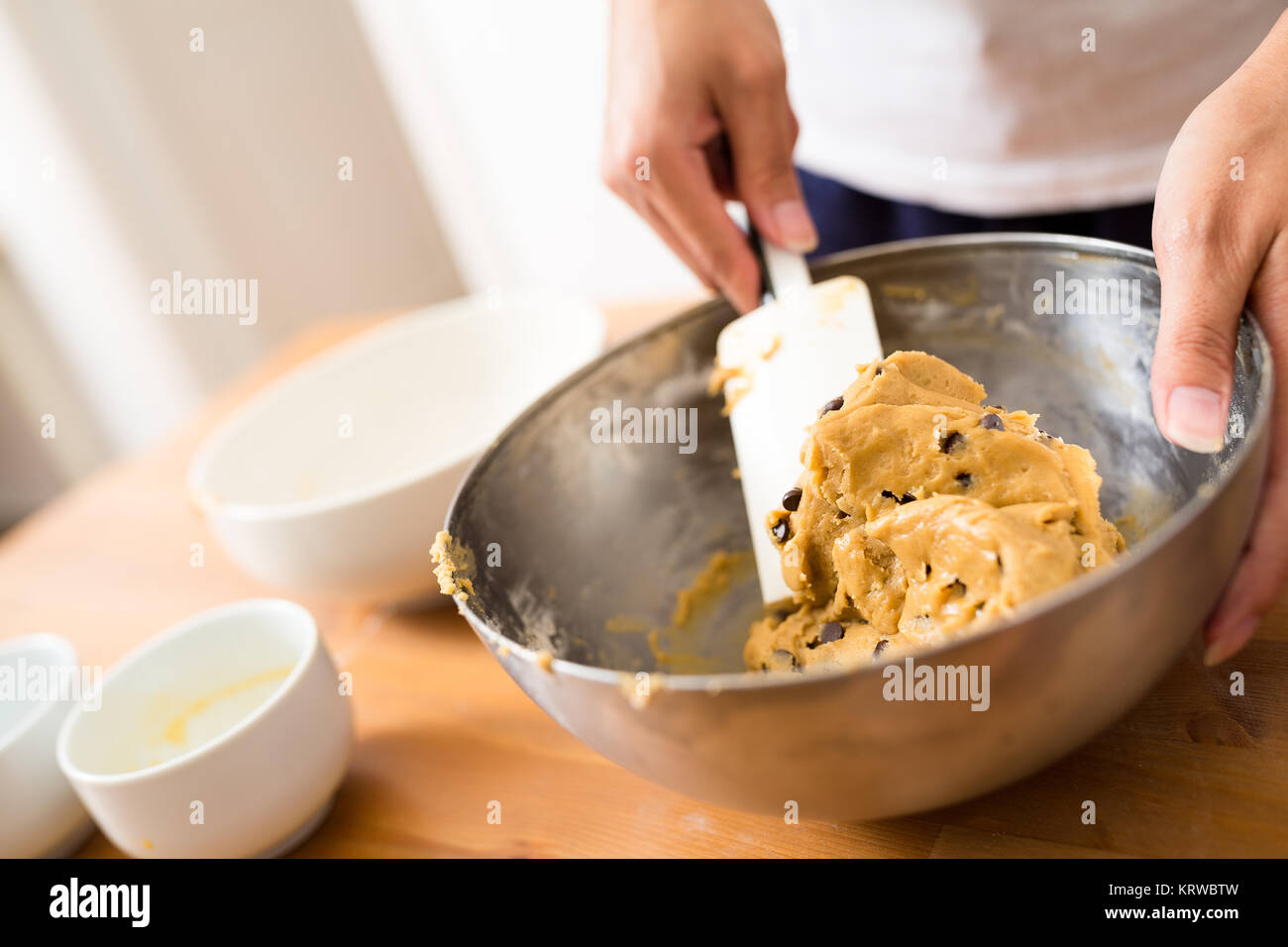 Process of baking cookies at home Stock Photo - Alamy