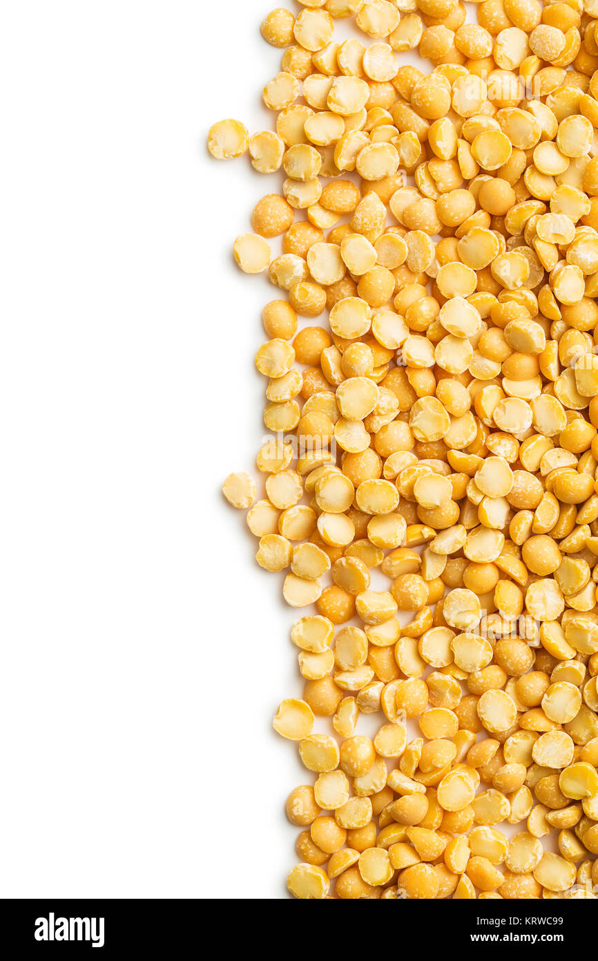Yellow split peas Stock Photo - Alamy