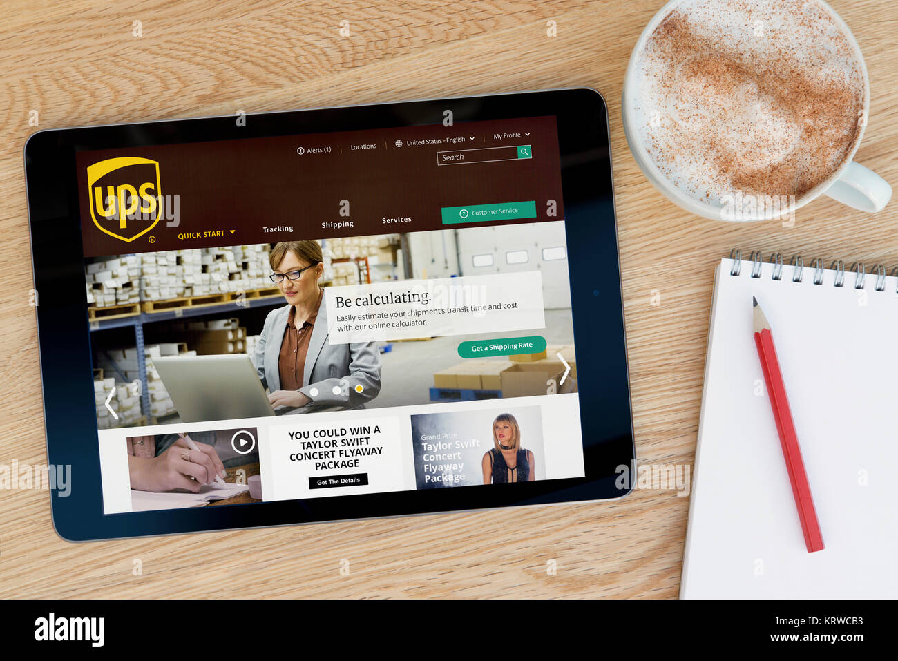 Ups logo hi-res stock photography and images - Alamy