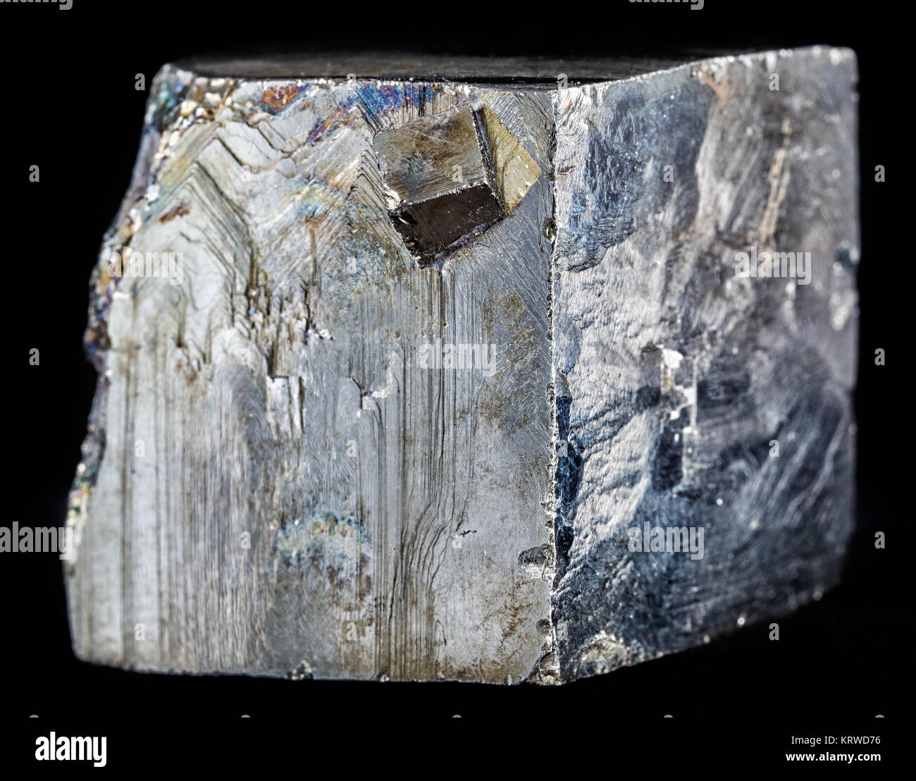 The mineral pyrite, or iron pyrite, also known as fool's gold, is an ...