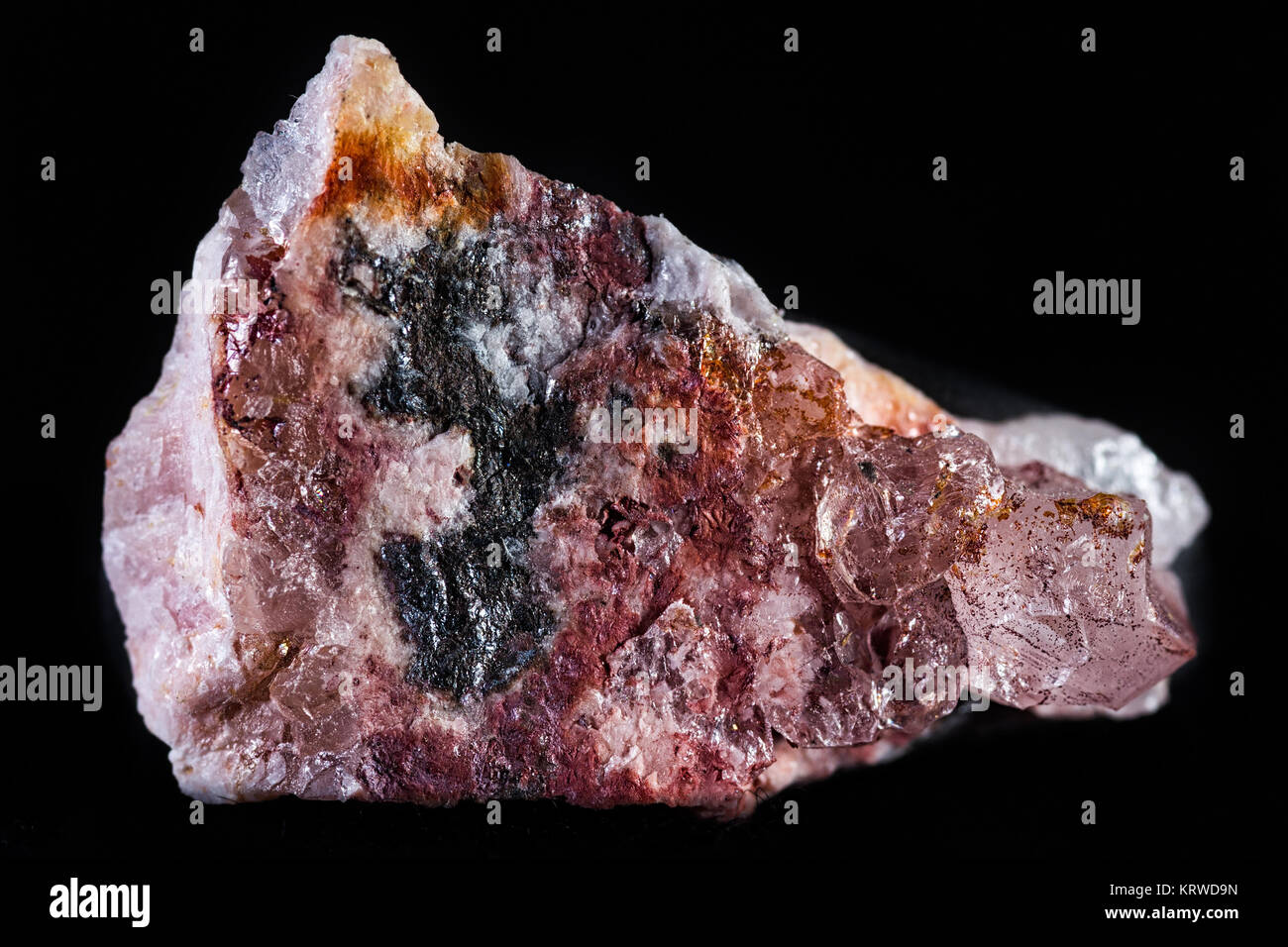 Rhodochrosite matrix hi-res stock photography and images - Alamy